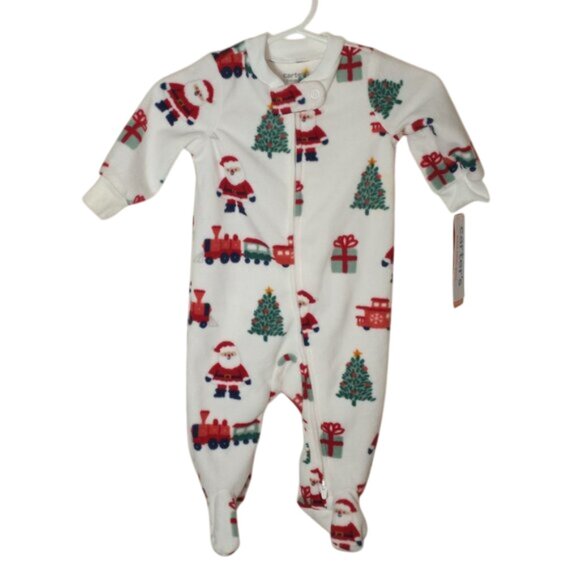 Carter's | Pajamas | Carters Infant Footed Christmas Sleeper Santa Xmas ...